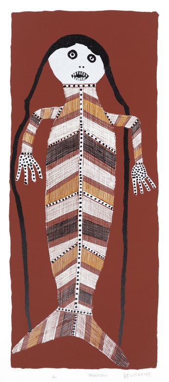Mick Kubarkku - Yawk Yawk (Mermaid) - Songlines Australia | Aboriginal ...