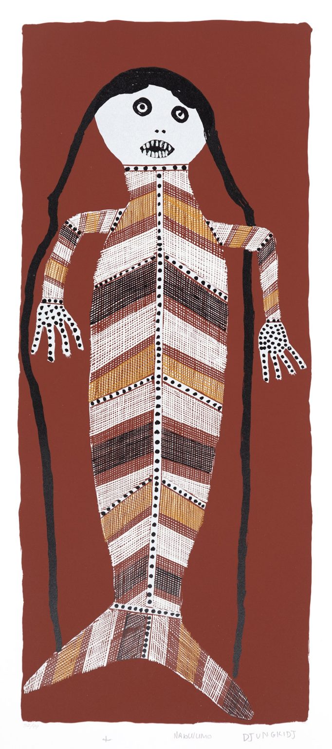 Mick Kubarkku - Yawk Yawk (Mermaid) - Songlines Australia | Aboriginal ...